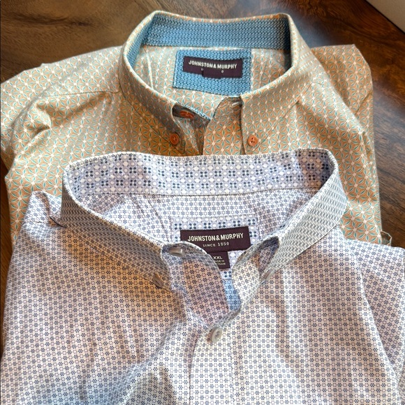 Johnston & Murphy | Shirts | Johnston Murphy Mens Patterned Shirts Blue ...